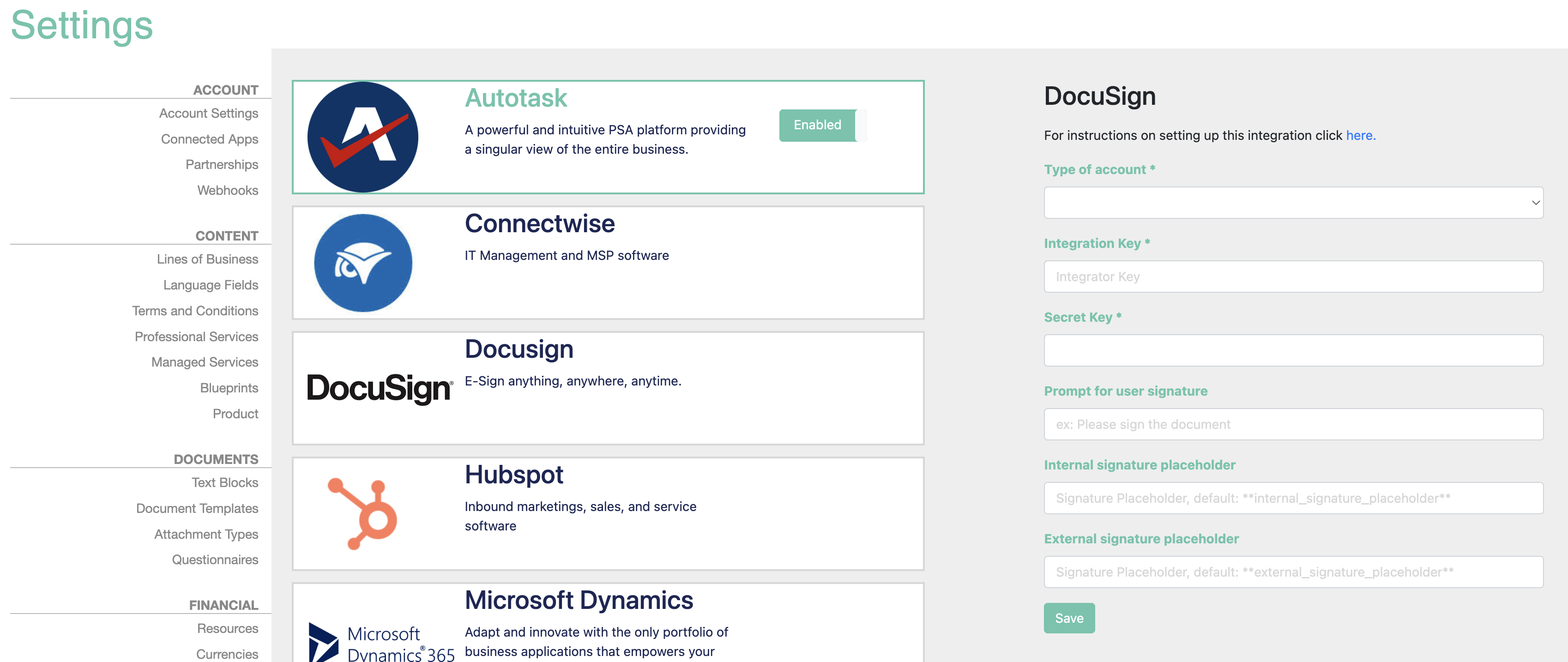 Docusign Configuration Guide 
